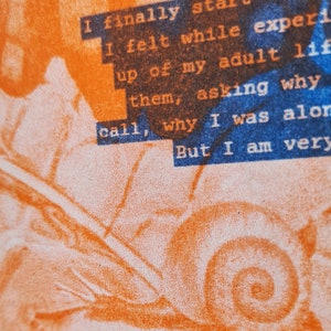 Crip Spit Cry Care - A3 Riso Poster Zine - Etsy