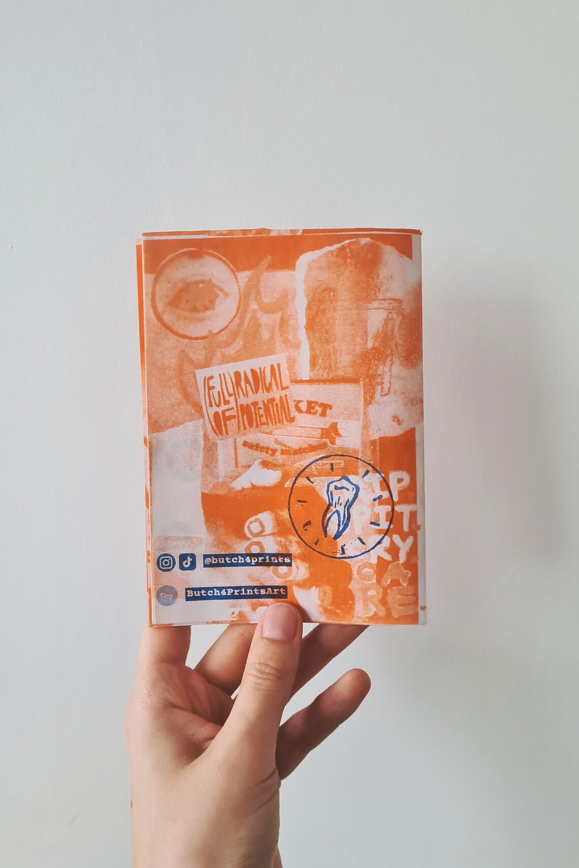 Crip Spit Cry Care A3 Riso Poster Zine - Etsy