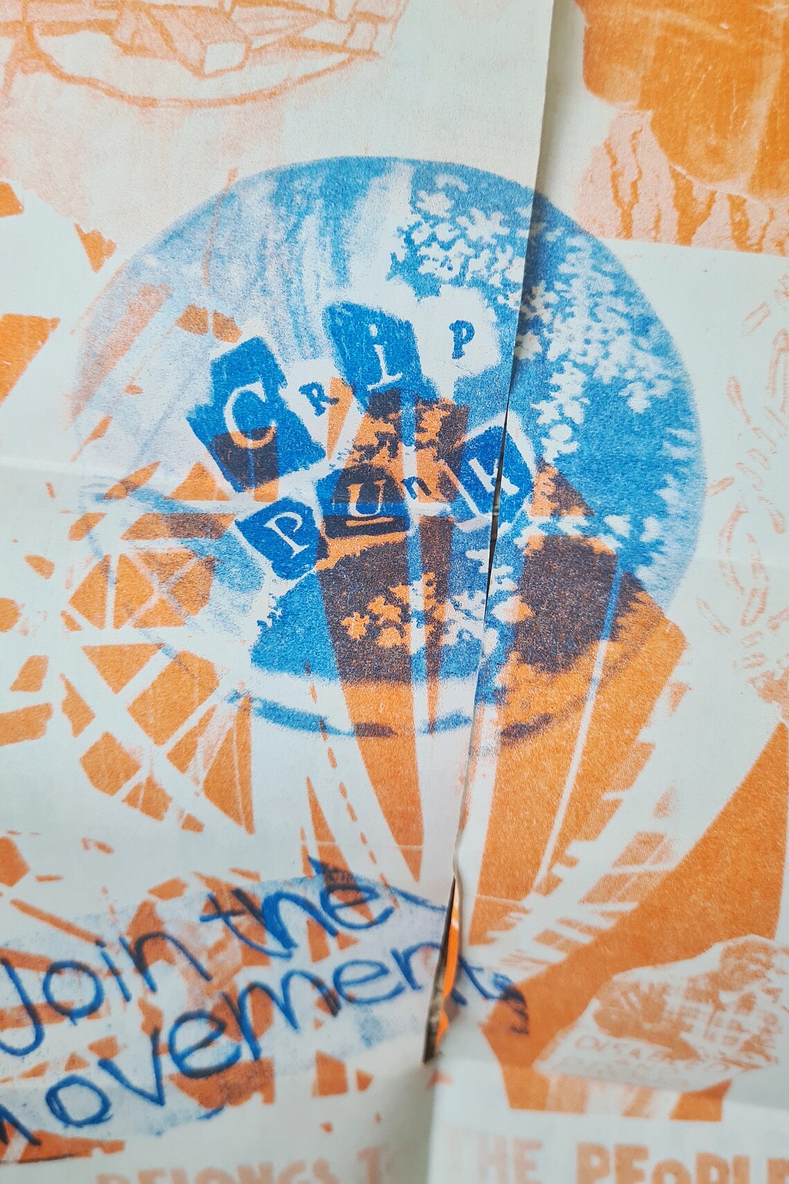 Crip Spit Cry Care A3 Riso Poster Zine - Etsy