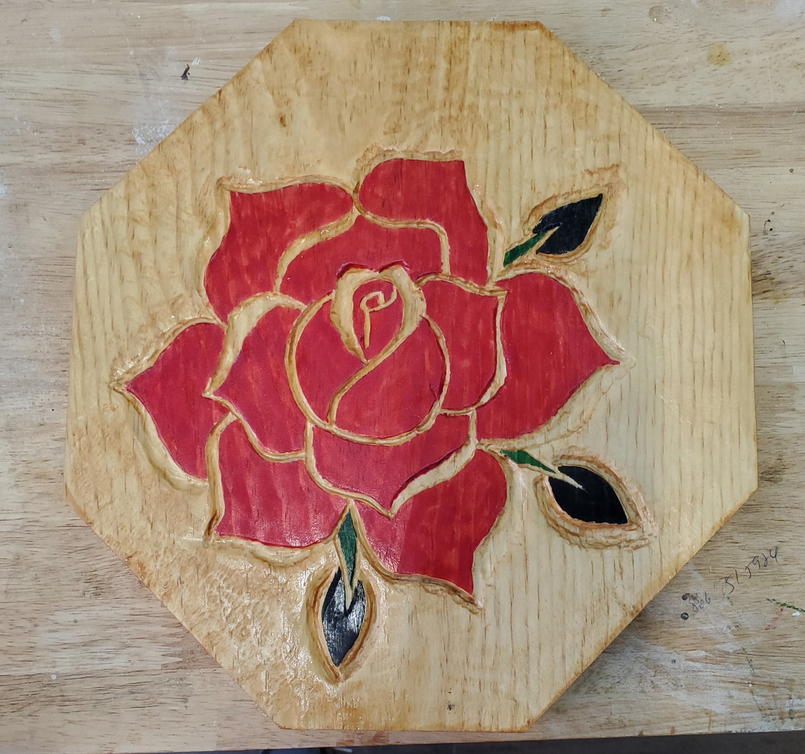 Rose Wood Carving - Etsy