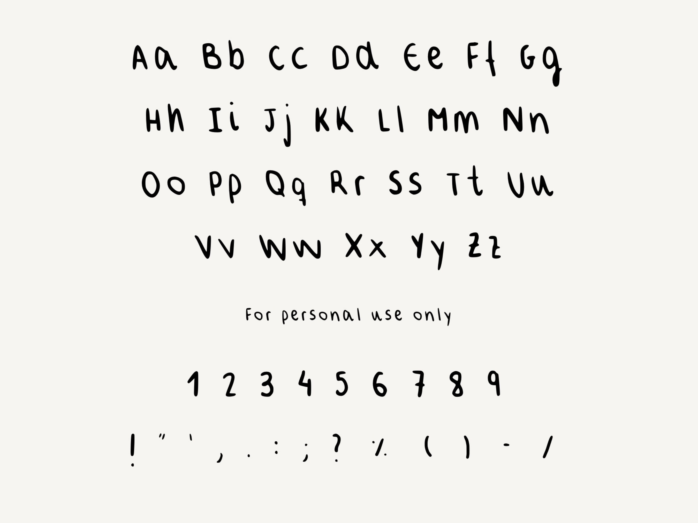 Neat Handwriting Font Digital Handwritten Font for Digital Notes ...