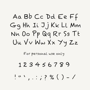 Tidy Handwriting Font Digital Handwritten Font for Digital Notes ...