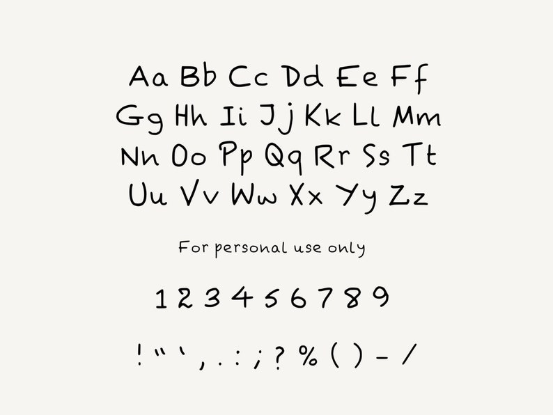 Tidy Handwriting Font Digital Handwritten Font for Digital Notes ...