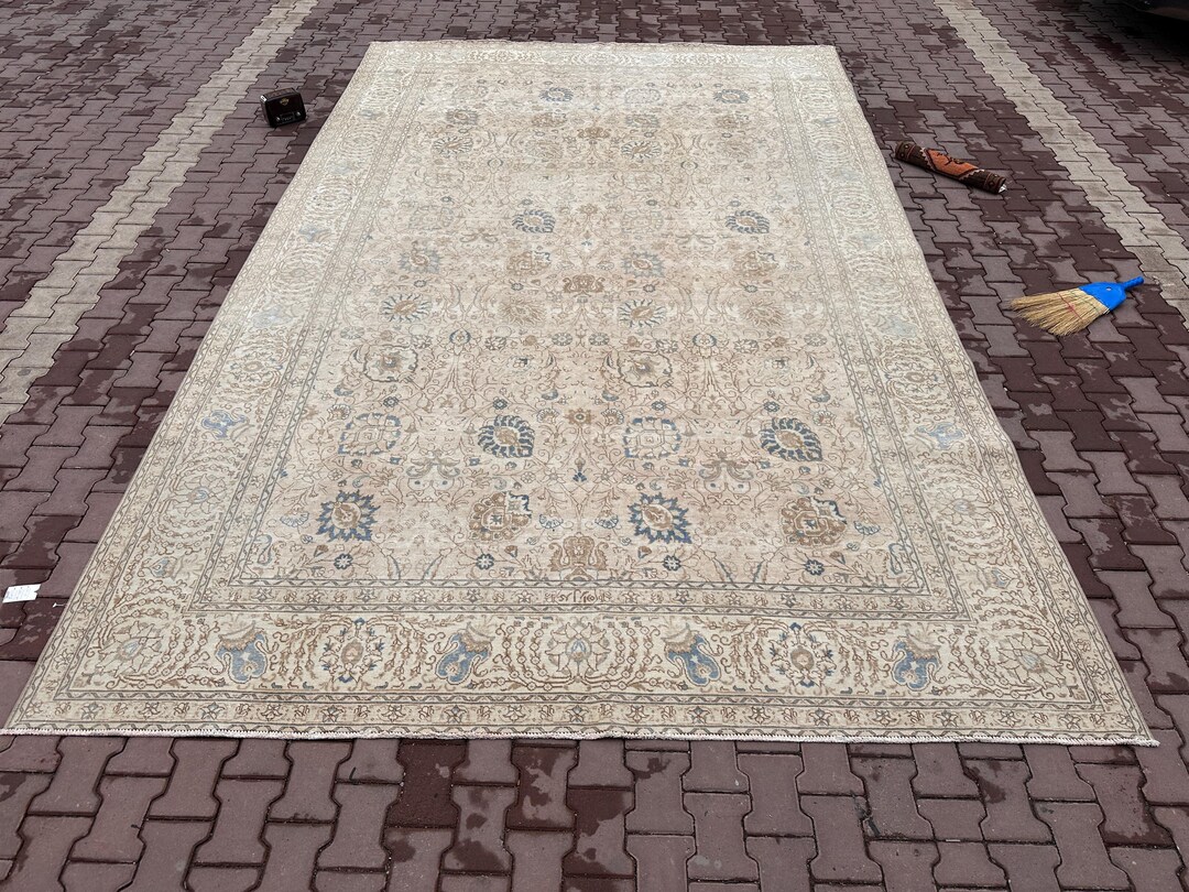 10x15 Extra Large Area Rug, Oversized Wool Rug, Handmade Area Rug,beige ...