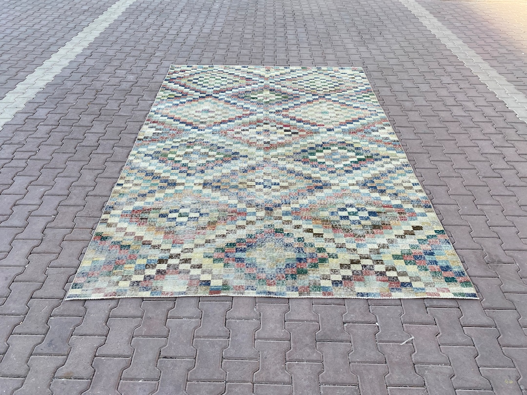 4x10 Runner, Turkish Runner Rug, 4x10 Runner Rug,oushak Runner,vintage ...