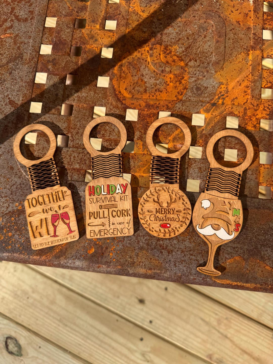 Sip & Say: Laser Engraved Wine Gift Tags - Etsy