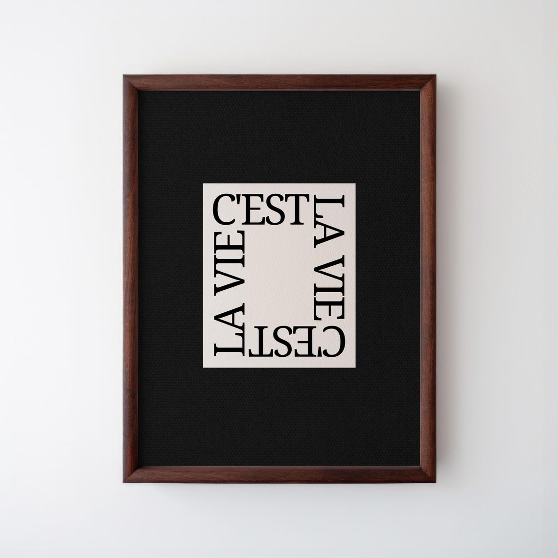 French Neutral Typography Art Print, Vintage Minimalist Farmhouse Decor ...