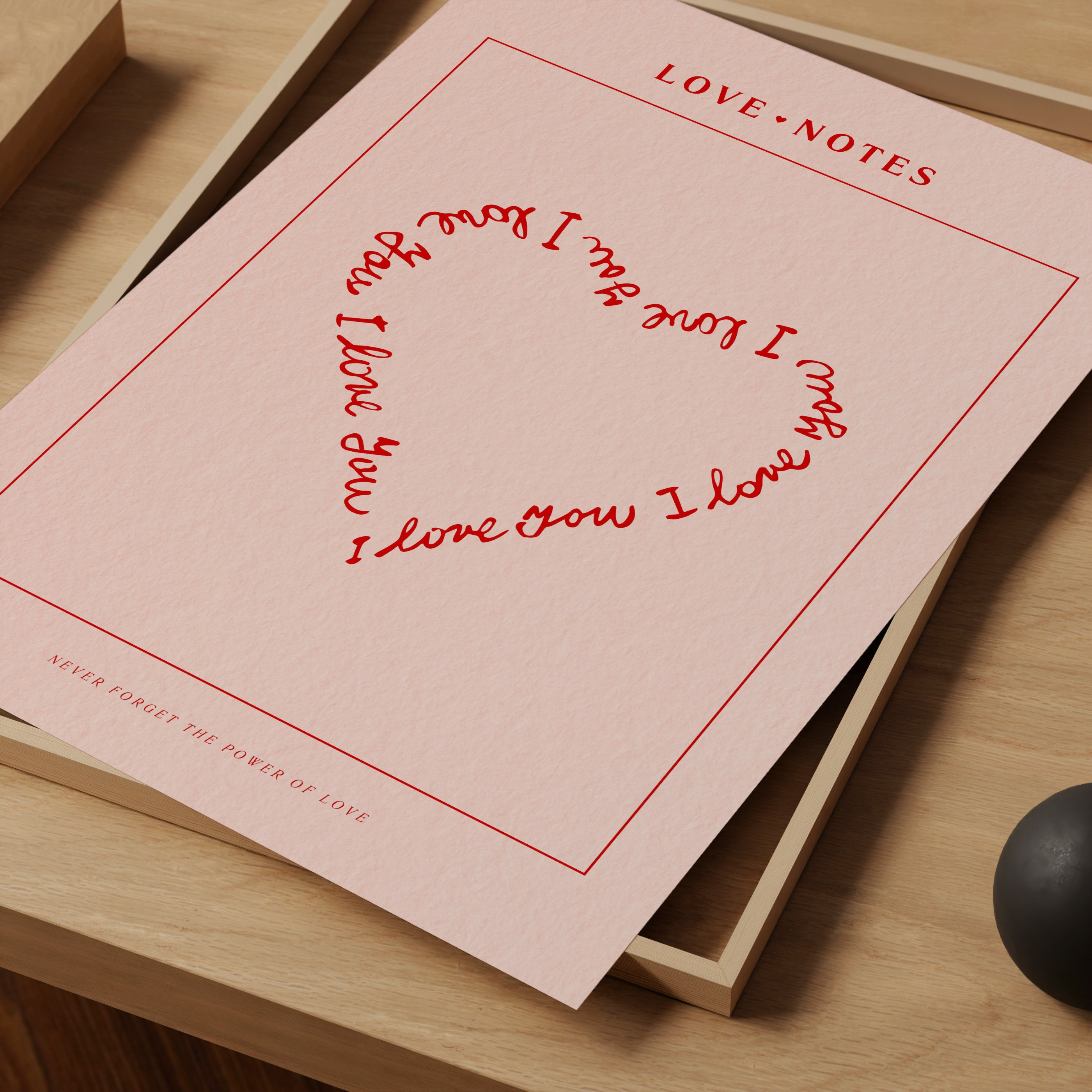 I Love You Print, Pink Coquette Art, Trendy Heart Poster, Romantic ...