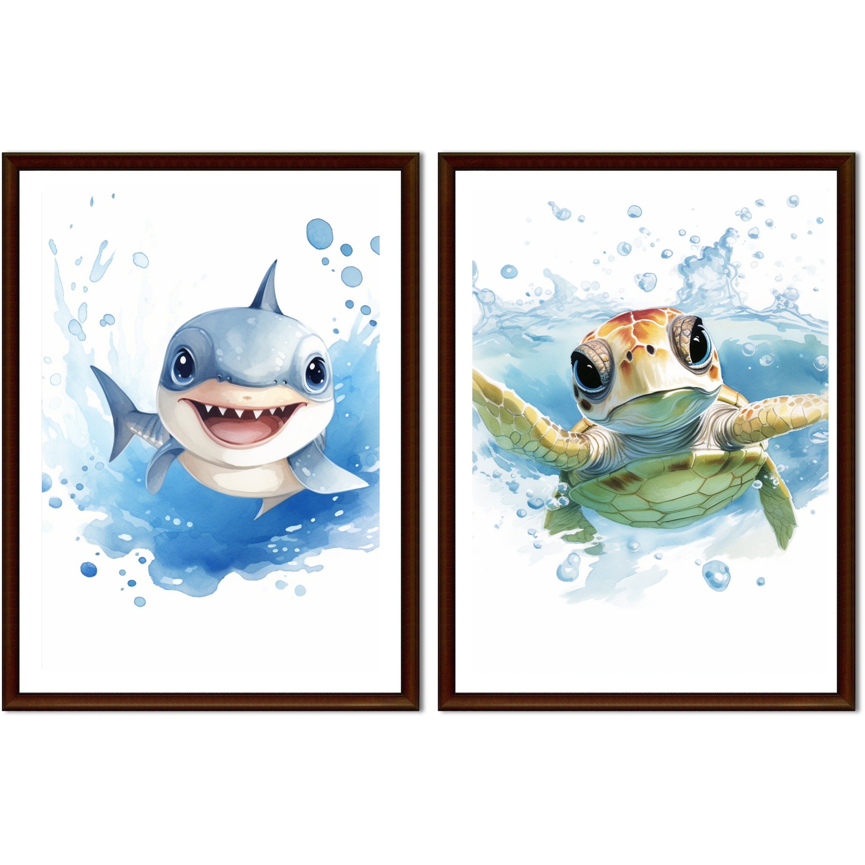 10x Underwater, Bundle PNG, Undersea, Journal, Scrapbook, Fish, Shark ...