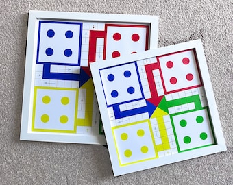 Modern Ludo Table, Family Friends, Game Night , Ludo, Board Game. - Etsy