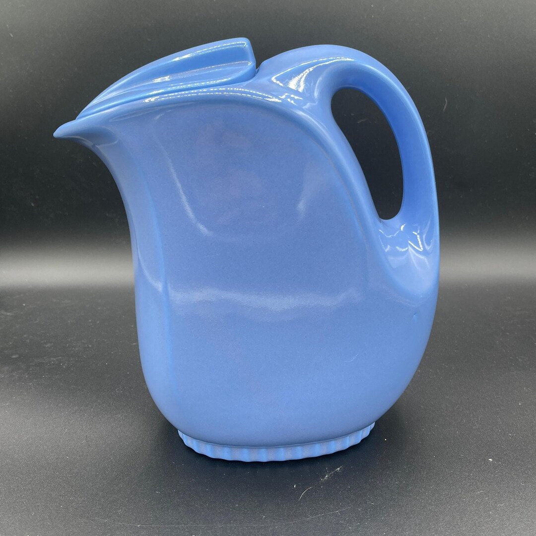 Refrigerator Water Pitcher Hall Pottery Montgomery Ward & Co #5118 Blue ...