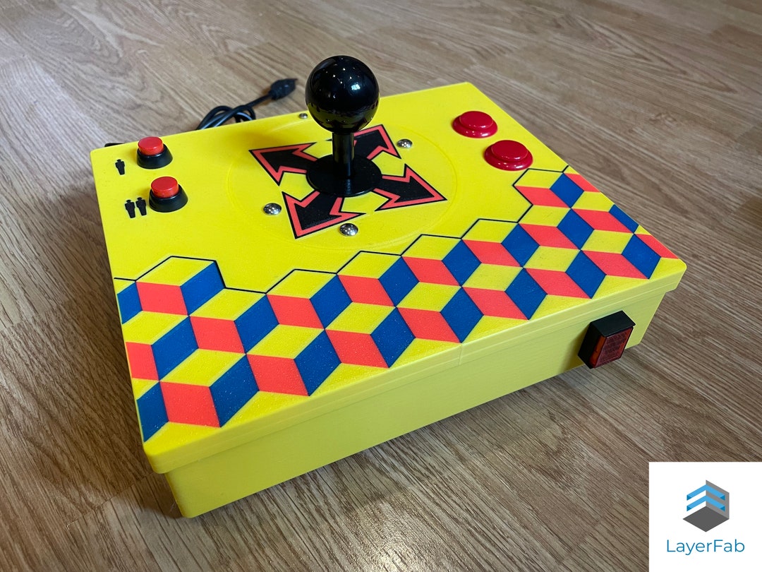 Q-bert Arcade Themed Rotating Joystick 4 Way Game Controller. - Etsy