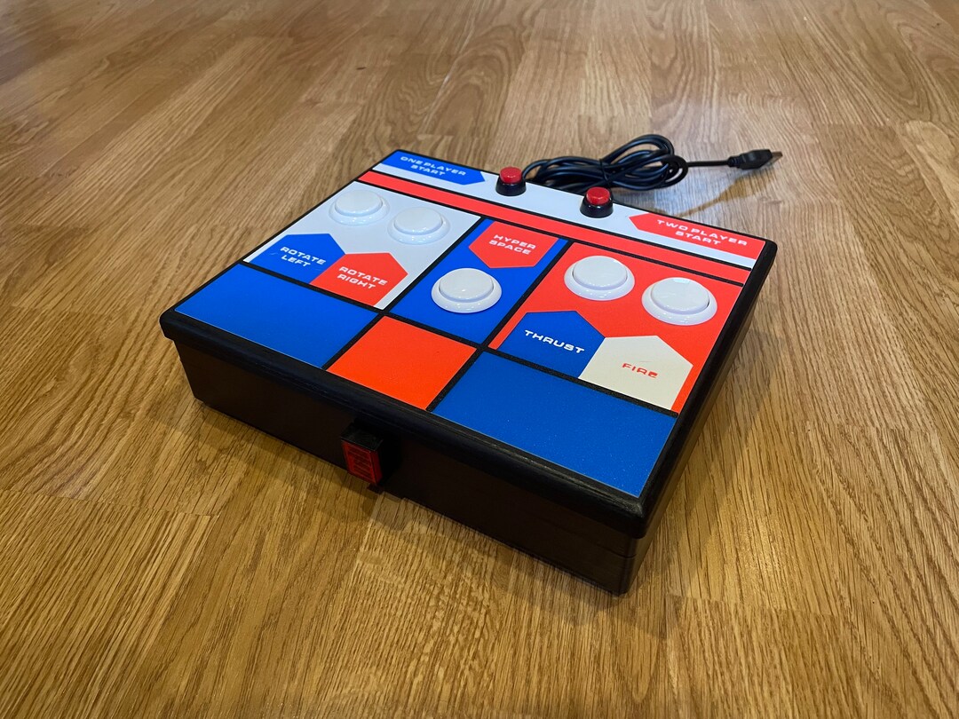 Asteroids Arcade Themed Custom Built Retro Game Controller. - Etsy