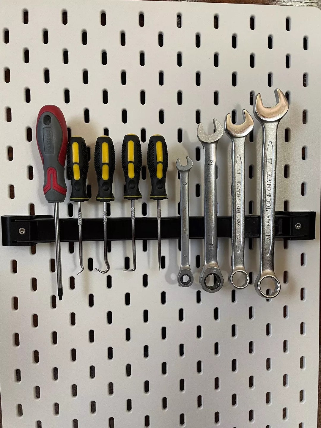 Ikea Skadis Magnetic Tool Holder Bar Storage Rail - Etsy