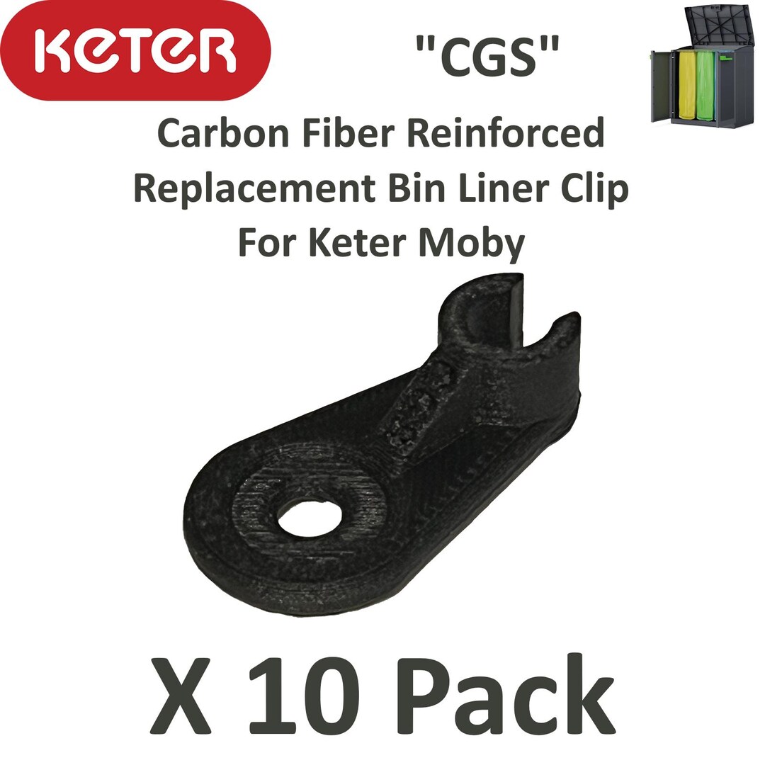 Keter Moby Recycling Bin Liner Clips CGS - Etsy