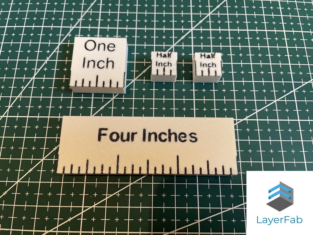 Photography Scale & Size Reference Guide Block Set - Inches - Etsy
