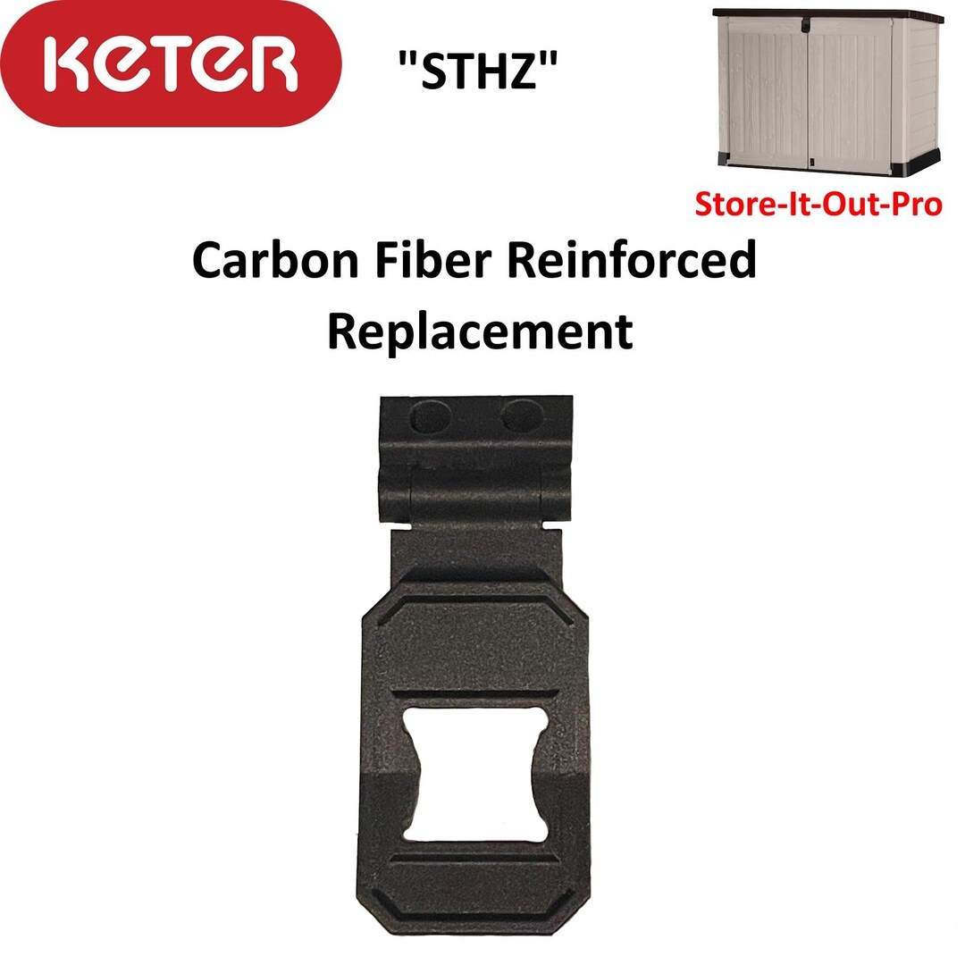 Keter STHZ Store It Out Pro Carbon Fiber Reinforced Replacement Padlock ...