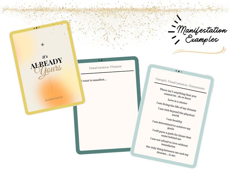 My Book of Affirmations: A Visual Representation of Blessings - Etsy
