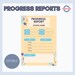 ESL Report Card Template Pack 8 Editable Designs for Teachers ...