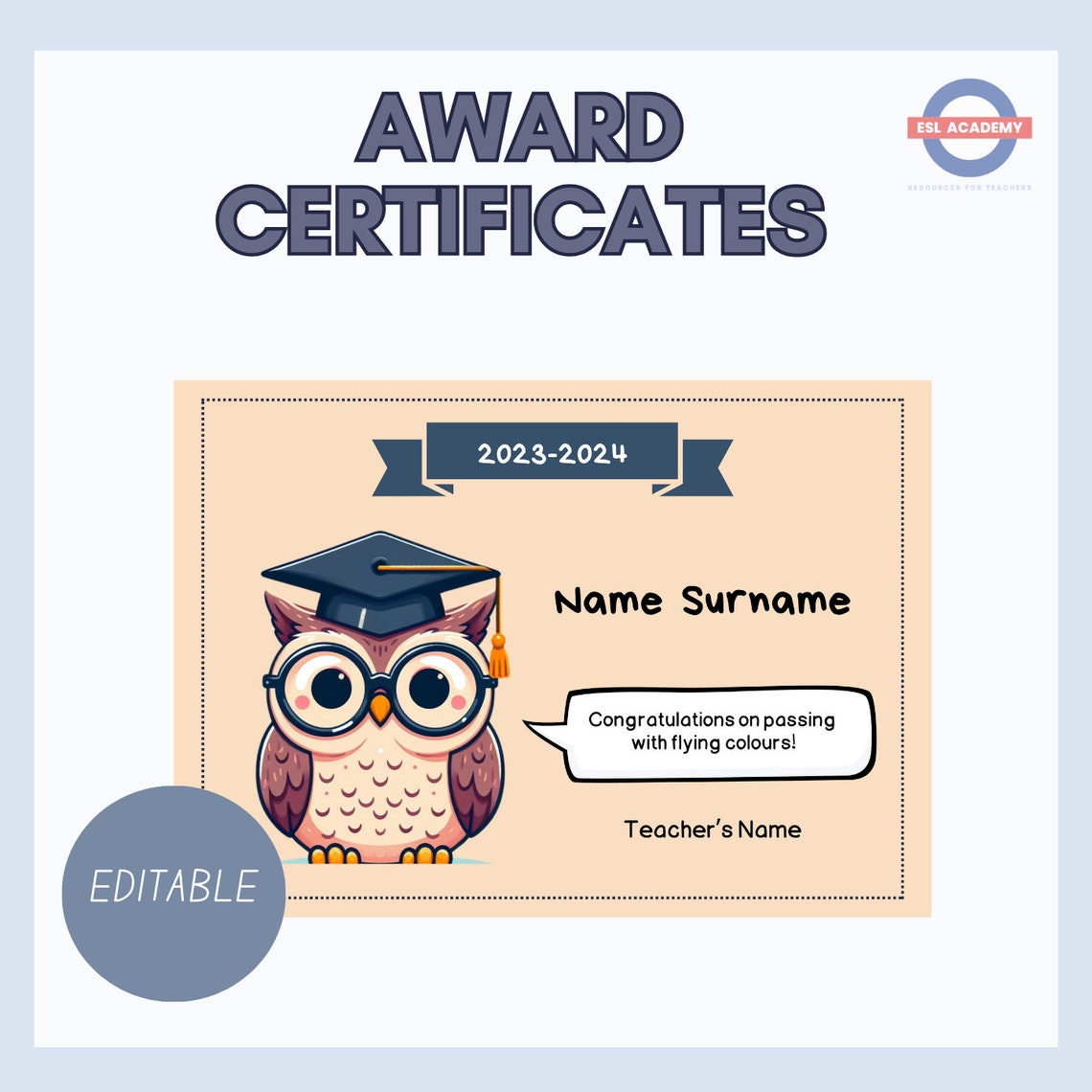 4 Cute Certificate Templates to Celebrate the End of the School Year ...