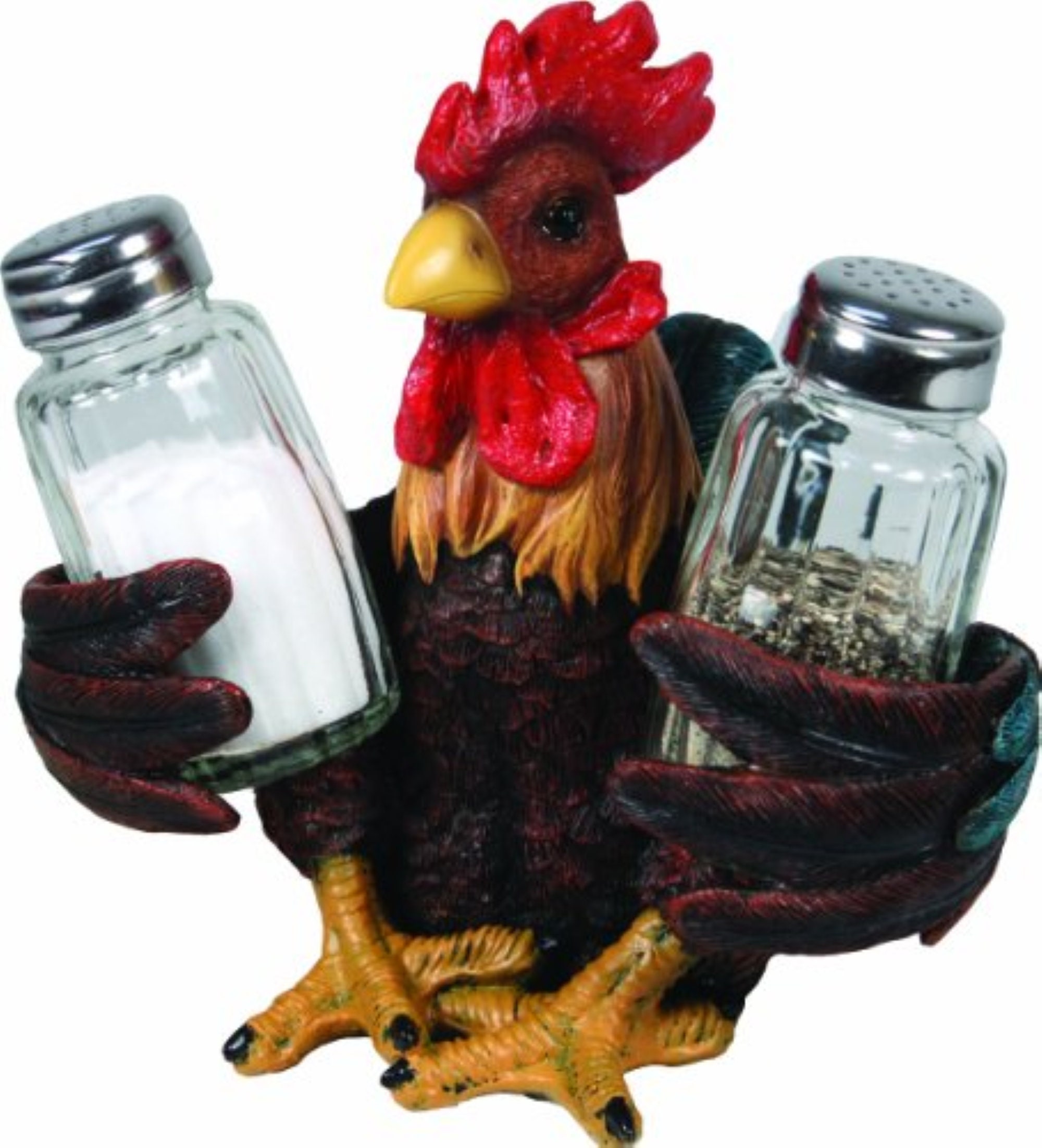 Large Salt and Pepper Rooster Shaker - Etsy