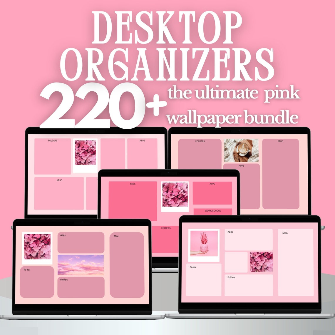 Get Organized and Make Your Desktop Beautiful With This Ultimate Pink ...