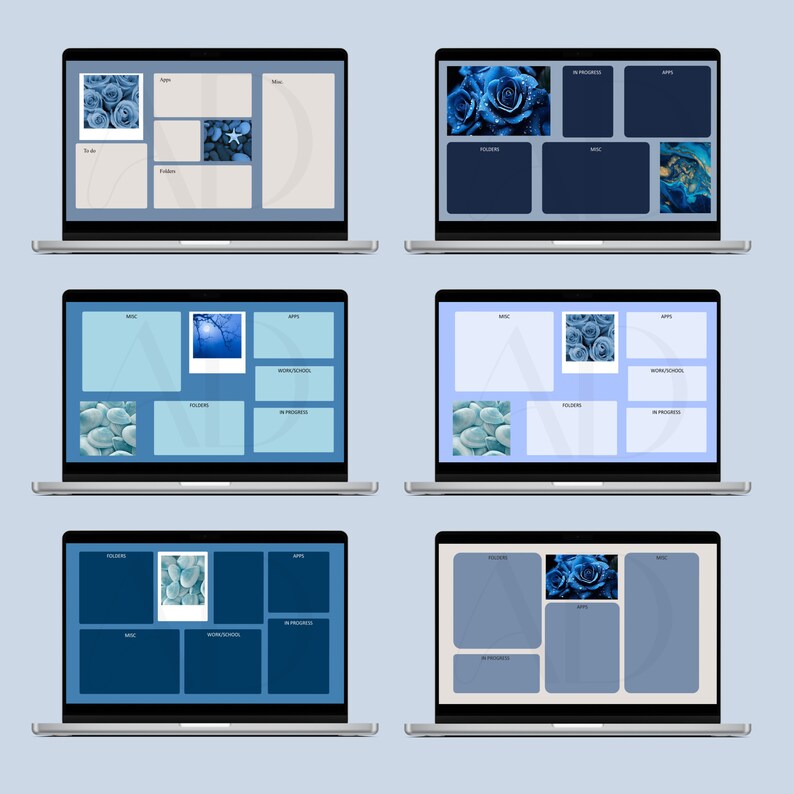 Get Organized and Make Your Desktop Beautiful With This Ultimate Blue ...