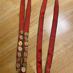 Parent Award Lanyard / Ribbon (red & Green) for Displaying of Rank and ...