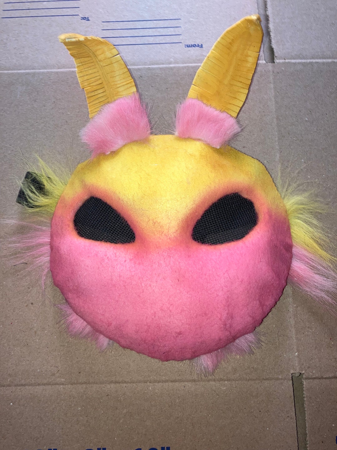 Premade Rosey Maple Moth Mask - Etsy