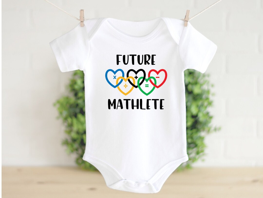 Future Mathlete Bodysuit/teacher Baby Shower Gift/gender Reveal Gift - Etsy
