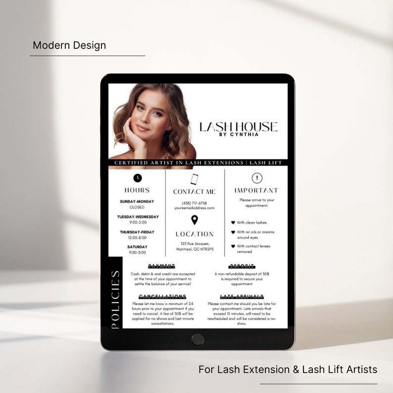 Modern Acuity Website Design Scheduling Template for Lash Artist DIY ...