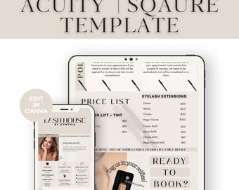 Square Website Design Template Acuity Design Custom Template Canva ...