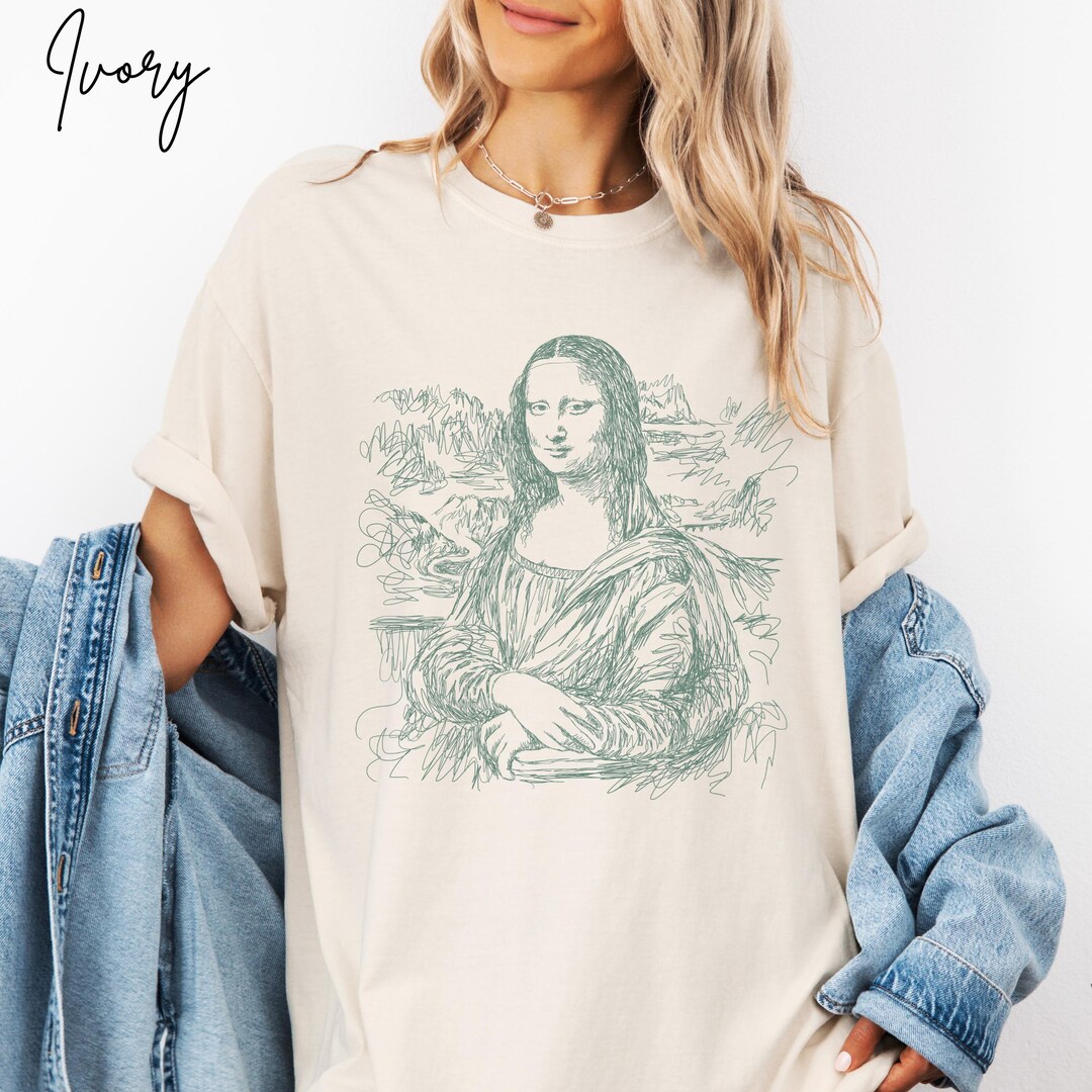 Comfort Colors Mona Lisa Shirt Gift for Art Lover,art History Lover ...