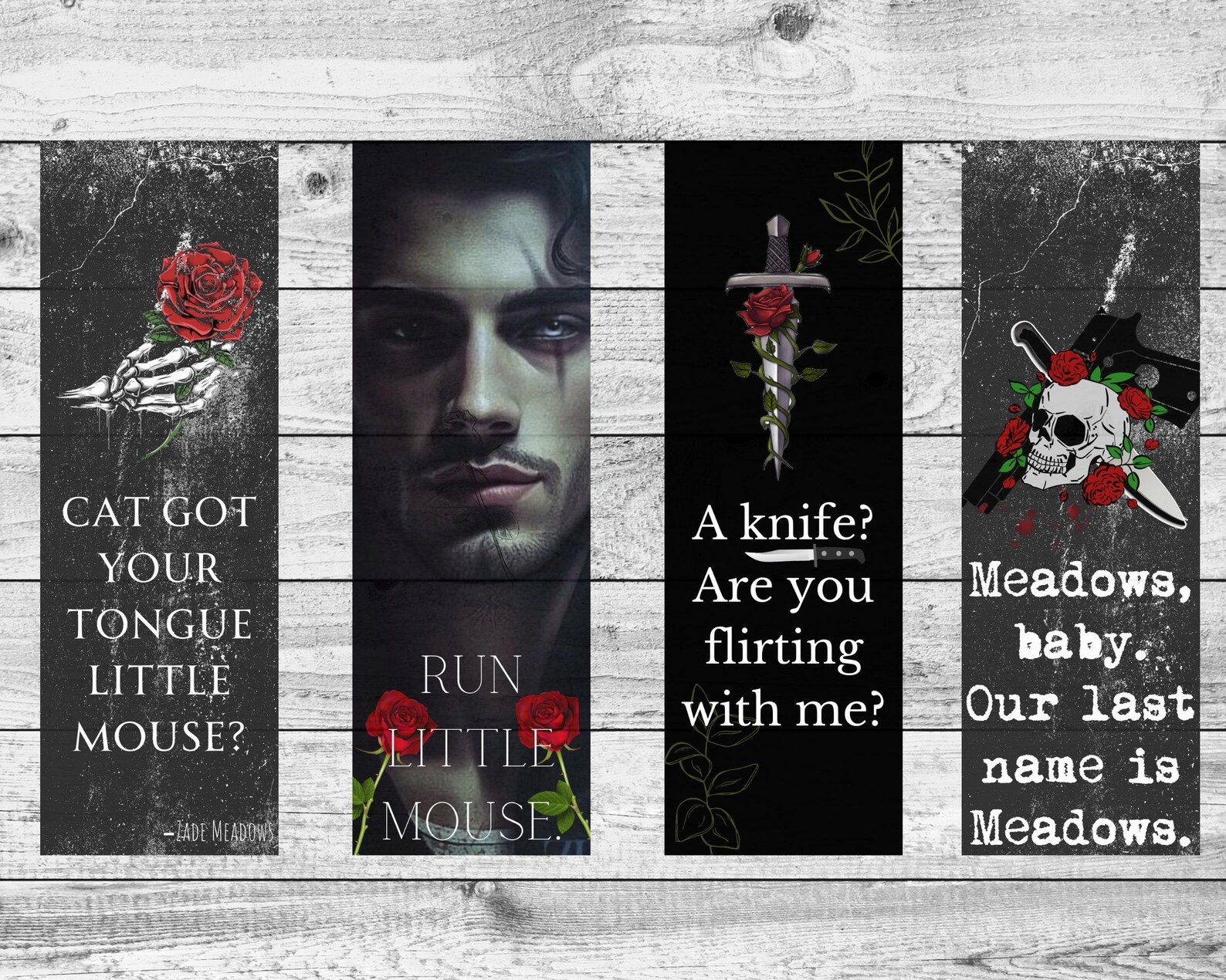 Haunting Adeline Bookmark Printable, Cat + Mouse Duet | Zade Meadows ...