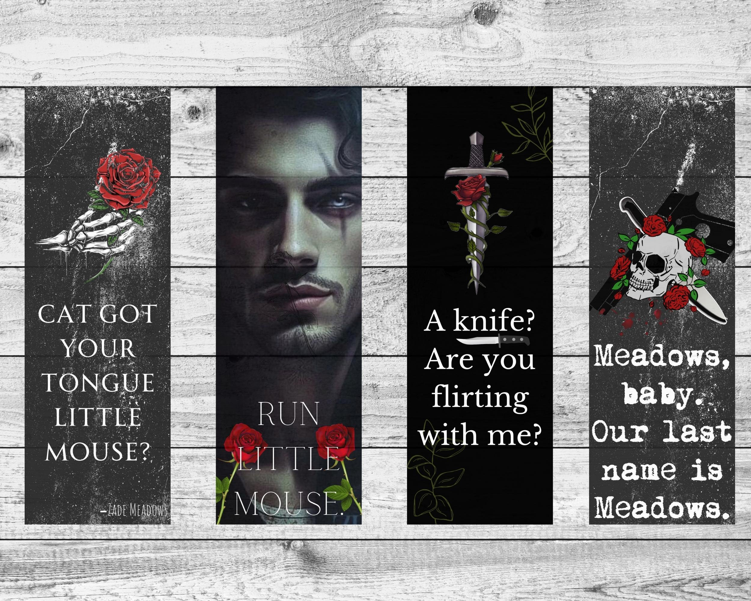 Haunting Adeline Bookmark Printable, Cat + Mouse Duet | Zade Meadows ...