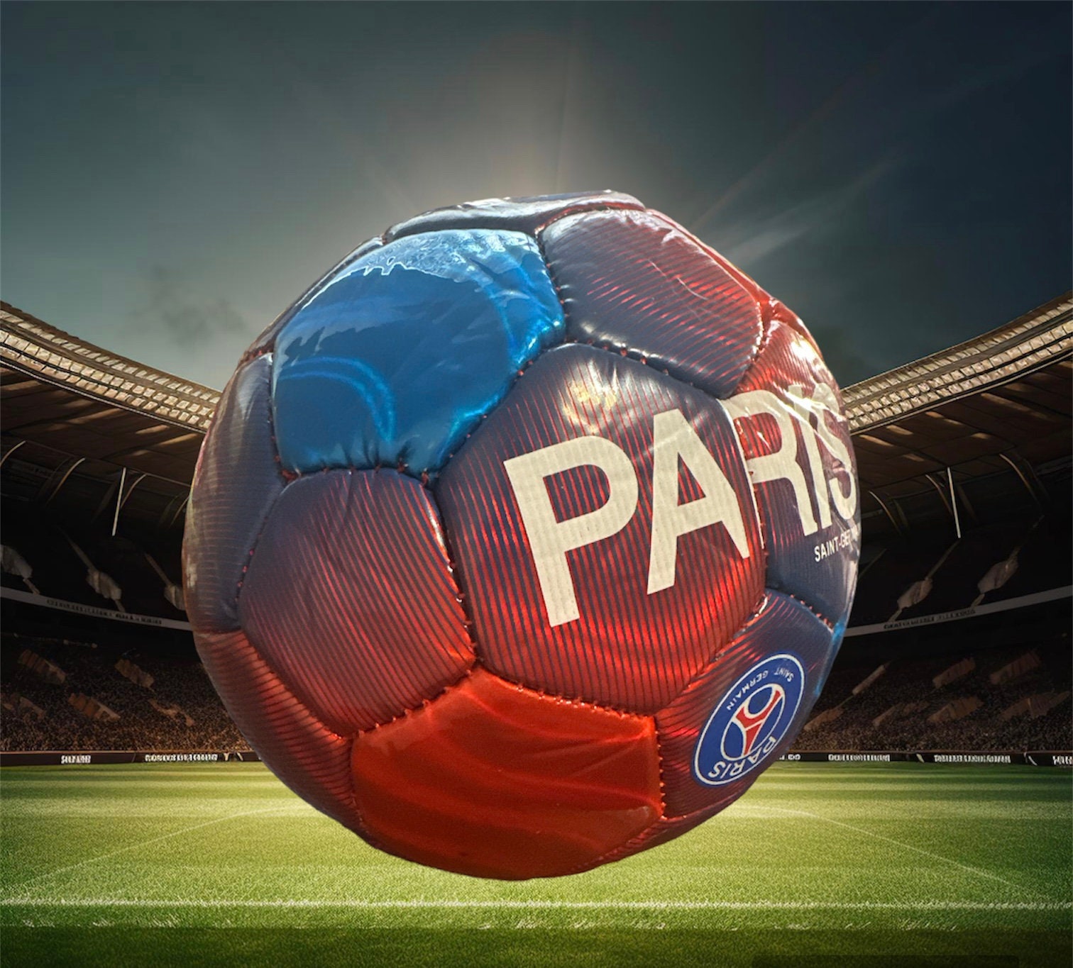 Paris Saint-germain PSG Soccer Ball Size Navy/red Size2 Rare Color Way ...