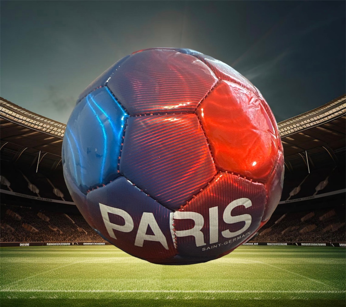 Paris Saint-germain PSG Soccer Ball Size Navy/red Size2 Rare Color Way ...