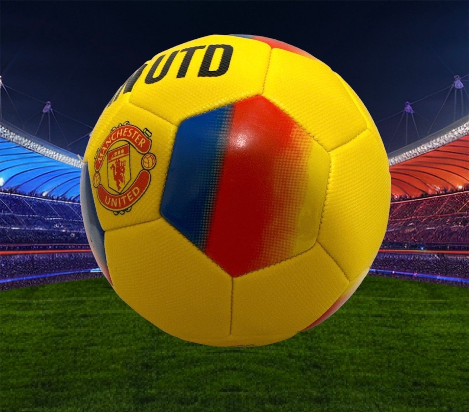 Manchester United Leather Ball Soccer Ball PVC Soccer Ball Standard ...
