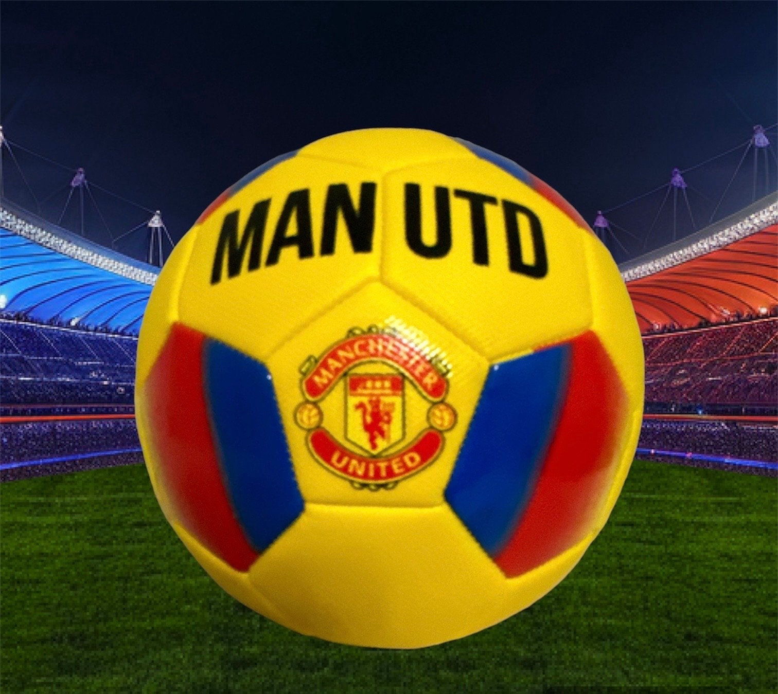 Manchester United Leather Ball Soccer Ball PVC Soccer Ball Standard ...