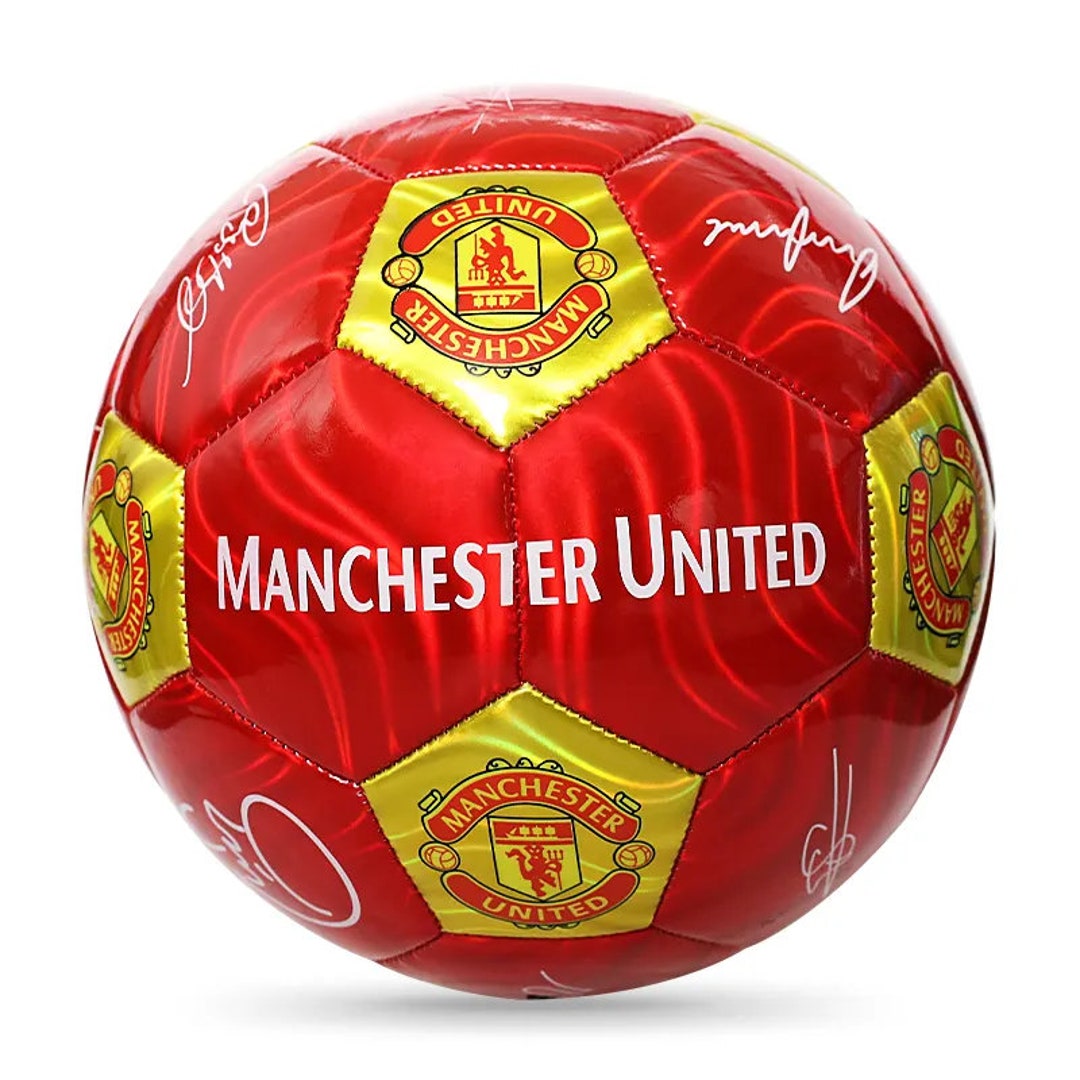 Manchester United Leather Ball Soccer Ball PVC Soccer Ball Standard ...