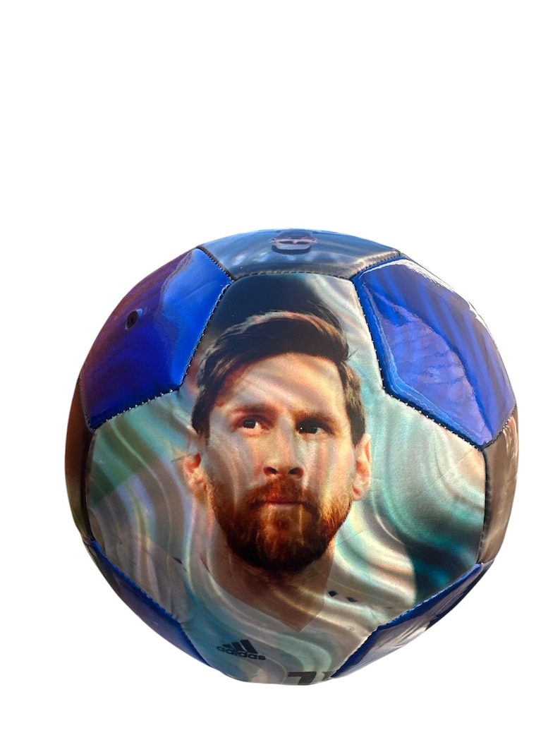 Messi Print Soccer Ball: Standard Size 5 PVC Team Argentina Leather ...