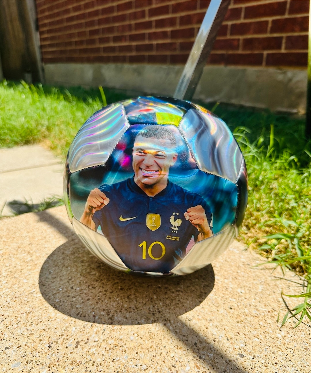 Mbappé Print Leather Ball Soccer Ball PVC Soccer Ball Standard Size 5 ...