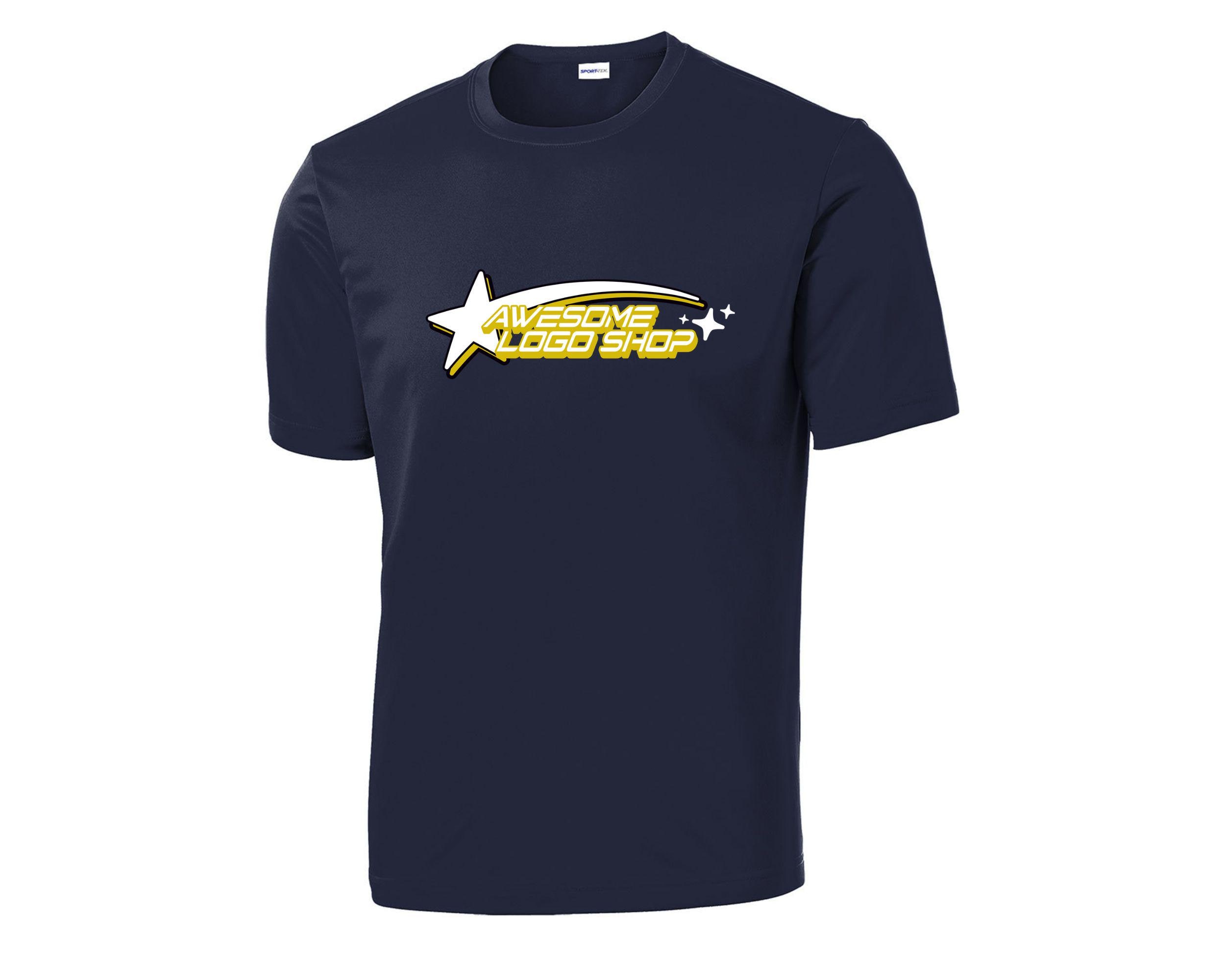 Custom Performance Shirt Front and Back Print, Personalized Sport-tek ...