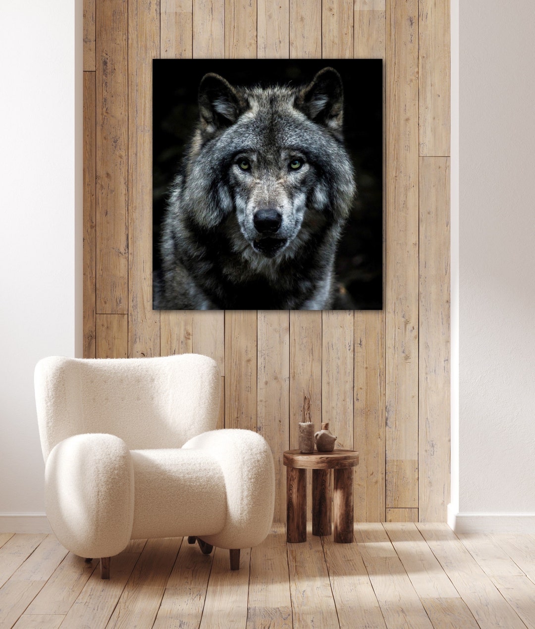 Wolf Wall Art, Wolves of North American Wildlife Art, Canvas Art, Large ...