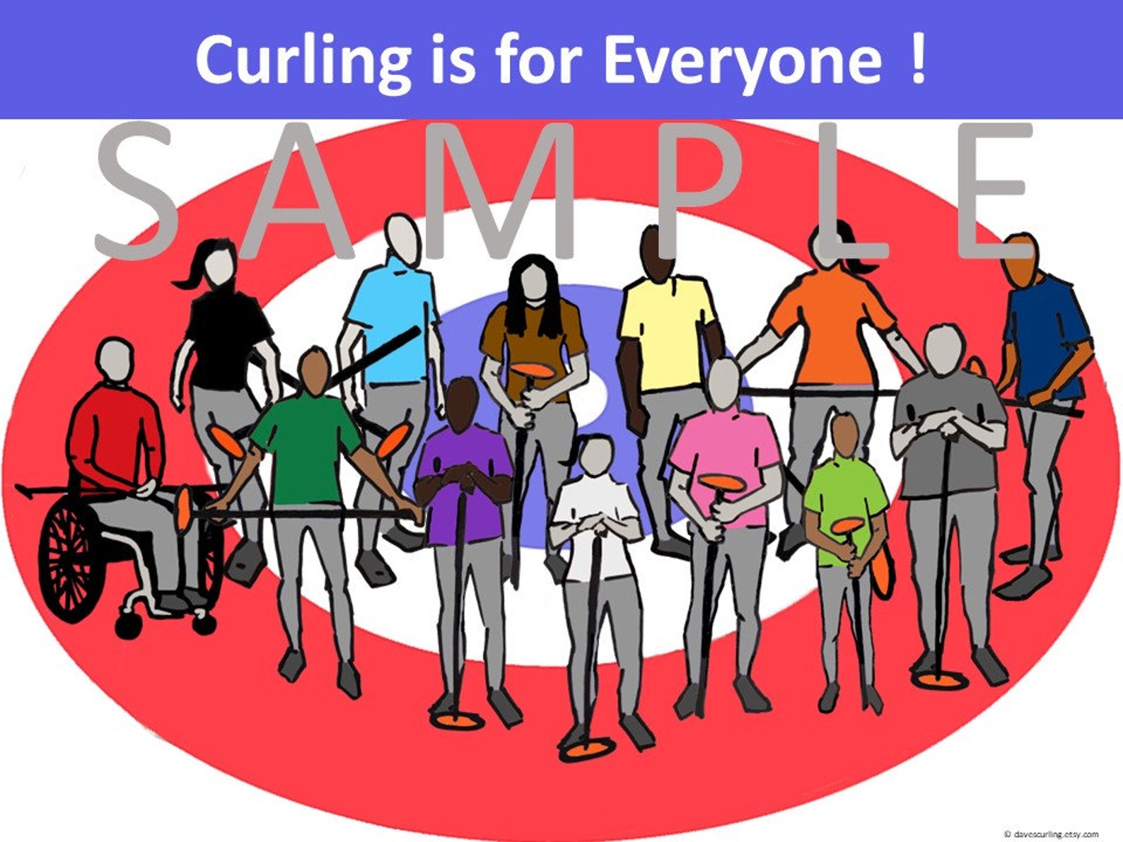 Curling Posters for Etiquette and Speed of Play - Etsy