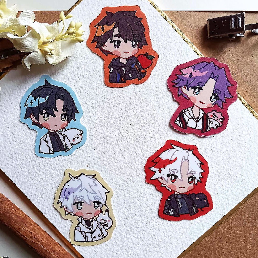 Love and Deepspace Stickers - Caleb, Rafayel, Sylus, Xavier & Zayne - Etsy