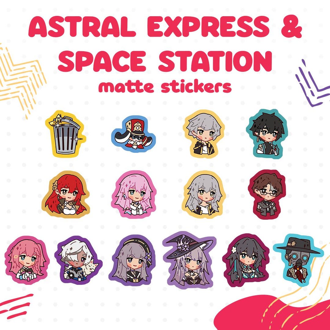 Astral Express / Herta Space Station - Honkai Star Rail Die Cut ...