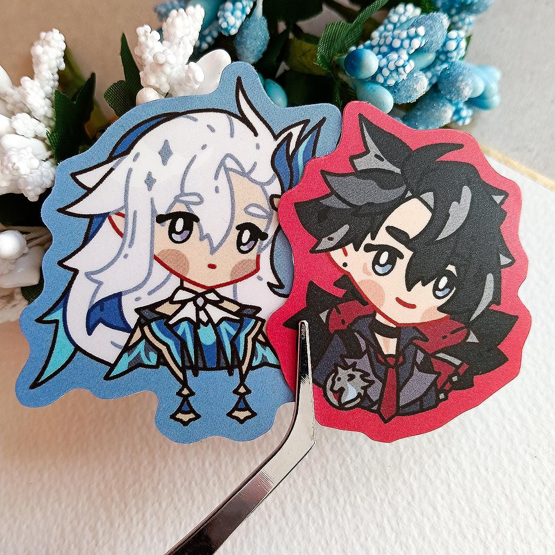 Genshin Impact Stickers *nod-krai* | Freminet, Furina, Kinich, Ifa ...