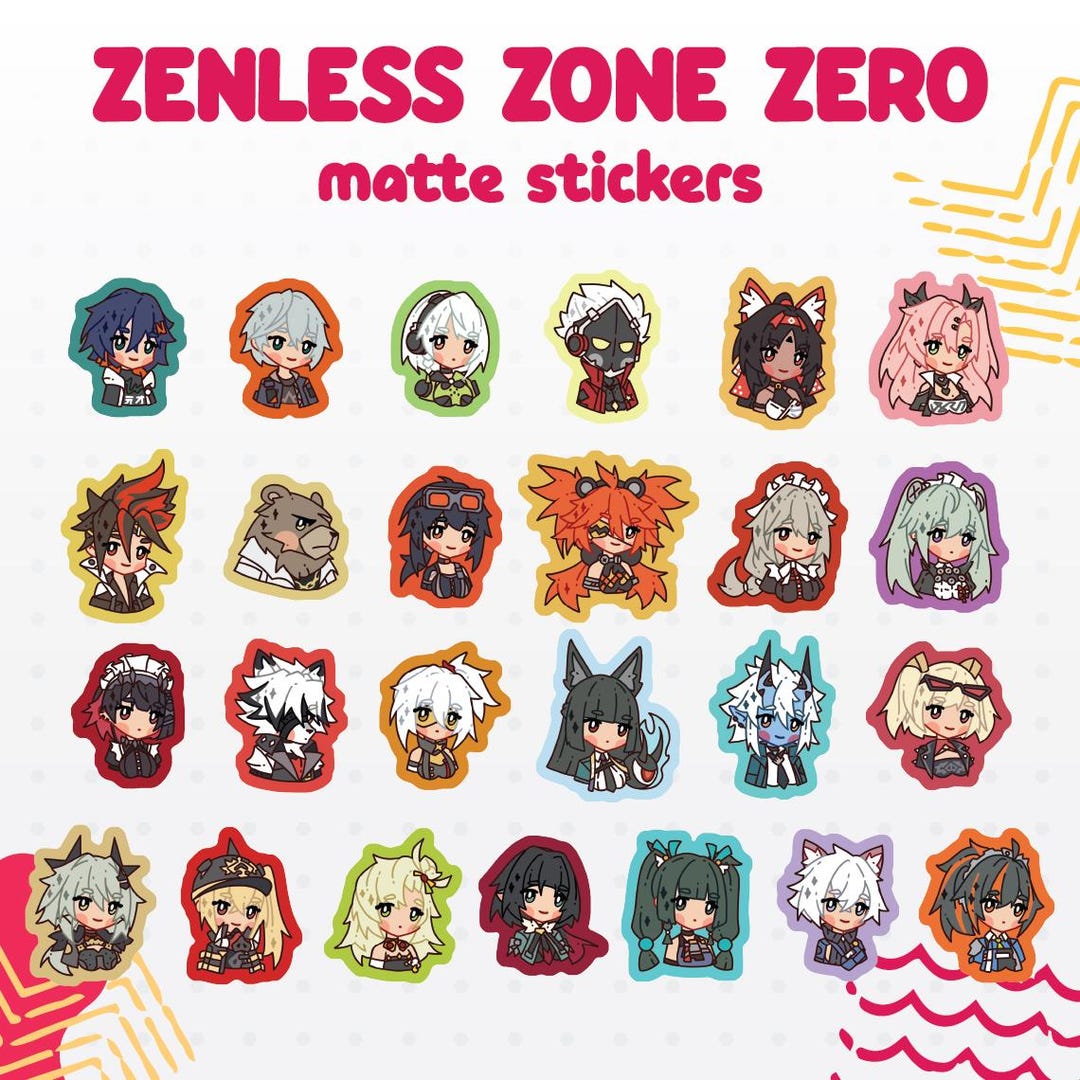 Zenless Zone Zero ZZZ Die Cut Stickers - Etsy UK