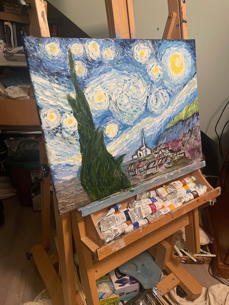 Starry Night Reproduction - Etsy